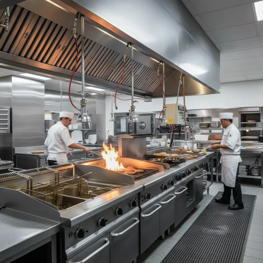 Commercial Kitchen Fire Suppression Systems Explained - Kord Fire ...