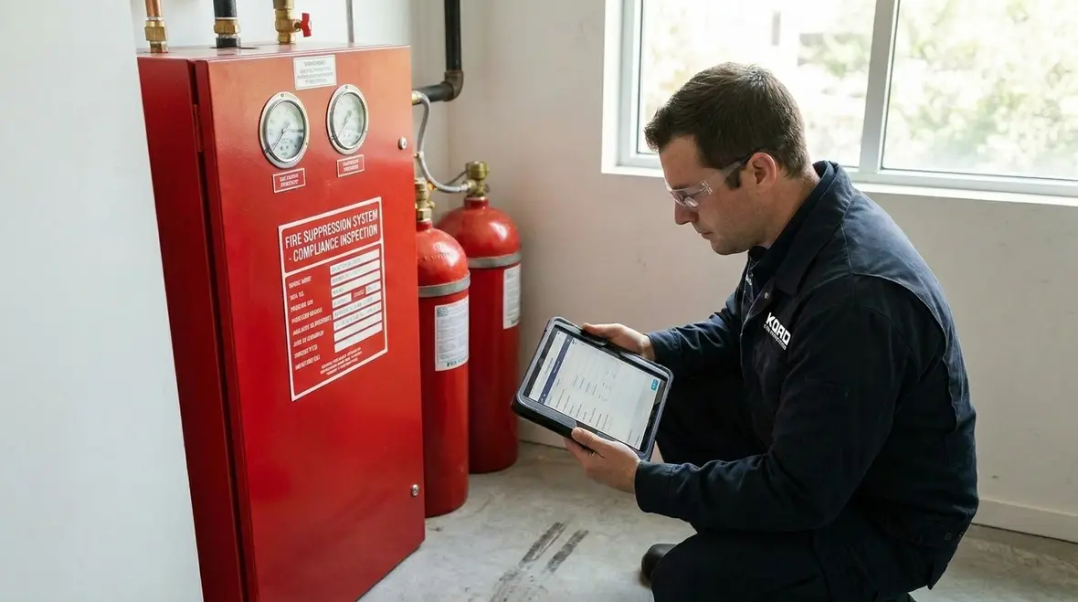 Fire Suppression System Recharge After Discharge - Kord Fire Protection