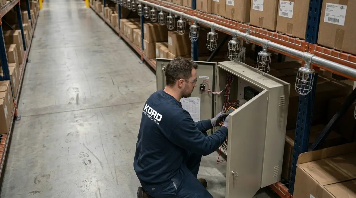 Warehouse Fire Suppression System with Kord Fire Protection - Kord Fire ...